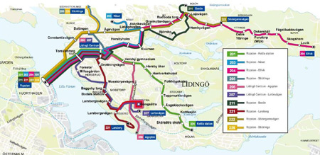Lidingösidan - Lidingö ifrågasätter nya busslinjedragningar