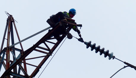 Lidingösidan - Ledningarna tas ner